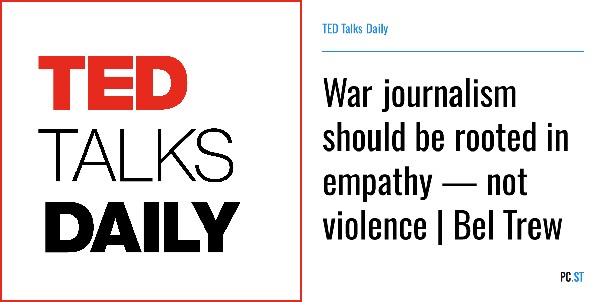 War journalism should be rooted in empathy — not violence | Bel Trew ...